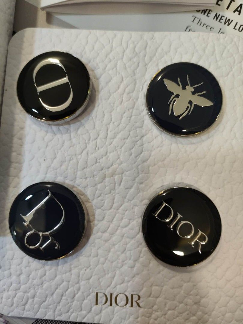 Dior exclusive pin's set, Luxury, Accessories on Carousell