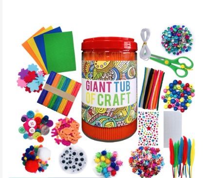 DIY Giant Tub of Craft Toy Mega Handmade Art Crafts Material Handicraft ...