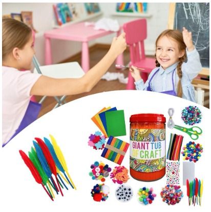 DIY Giant Tub of Craft Toy Mega Handmade Art Crafts Material Handicraft ...