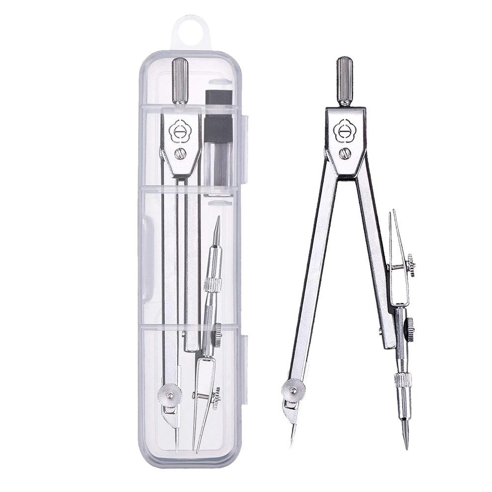 Drawing Compass Stainless Steel Student Compass Math Geometry Tools For ...