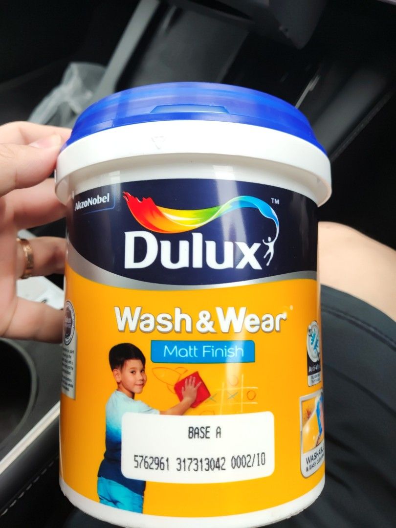 Dulux Wash and Wear 1 litre paint, Furniture & Home Living, Home ...