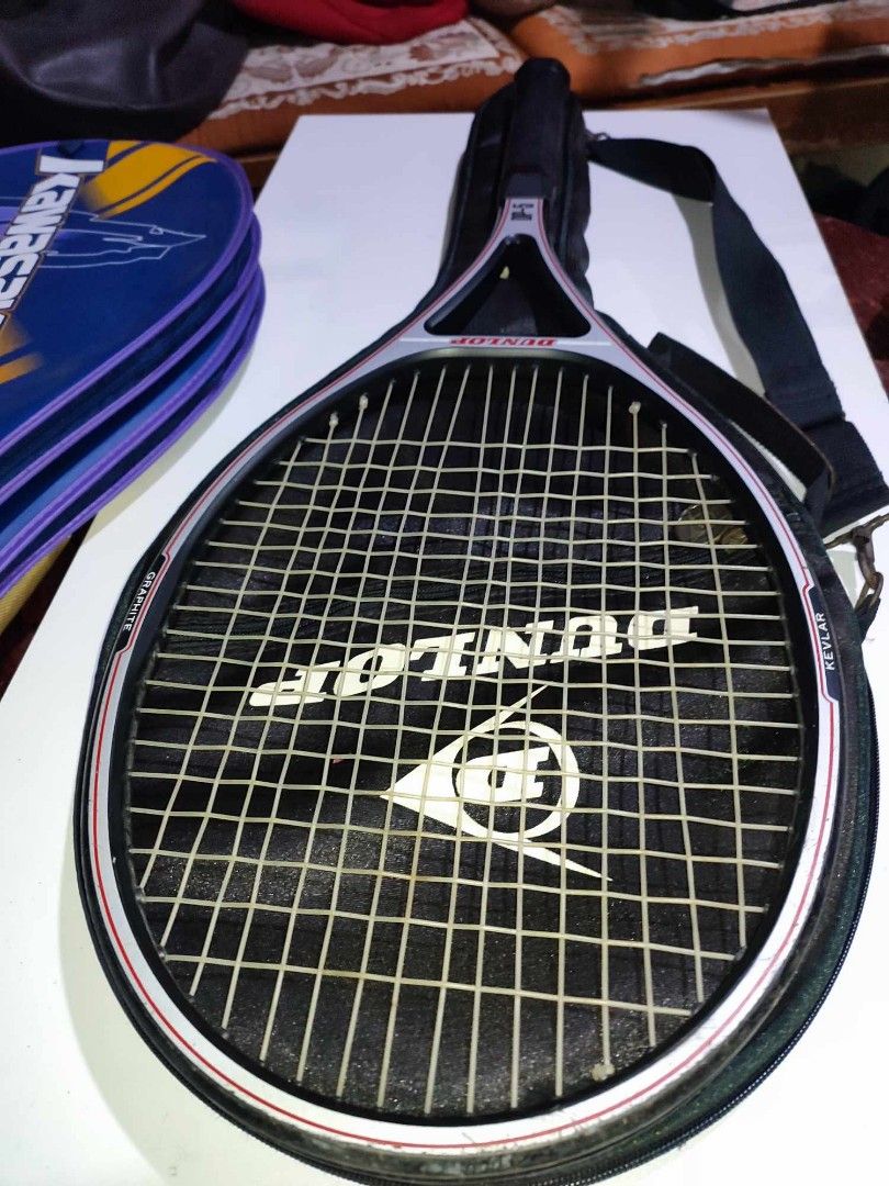 DUNLOP RAKETA BLACK, Sports Equipment, Sports & Games, Racket and Ball ...