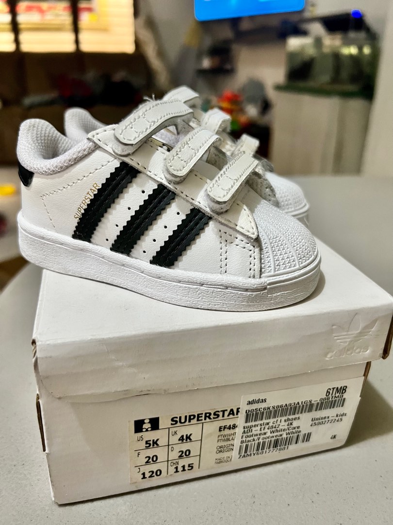 EUC Adidas Superstar for babies, Babies & Kids, Babies & Kids Fashion ...