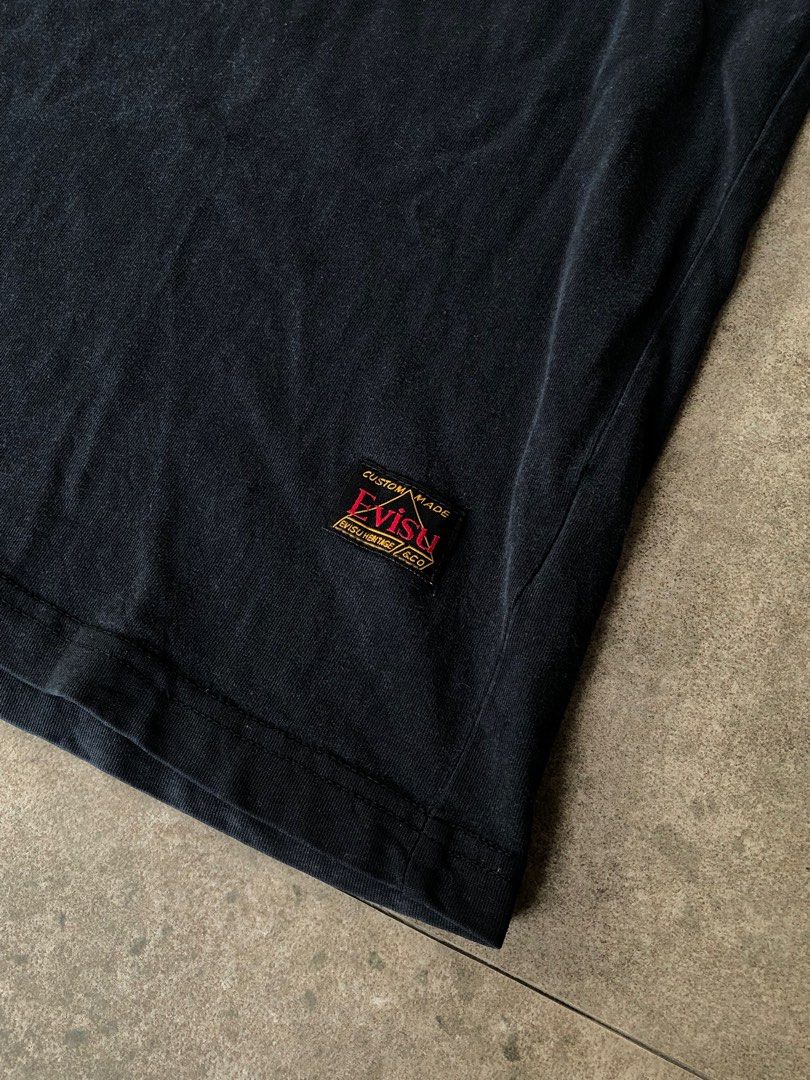 EVISU Custom Made (thrifted), Men's Fashion, Tops & Sets, Tshirts ...