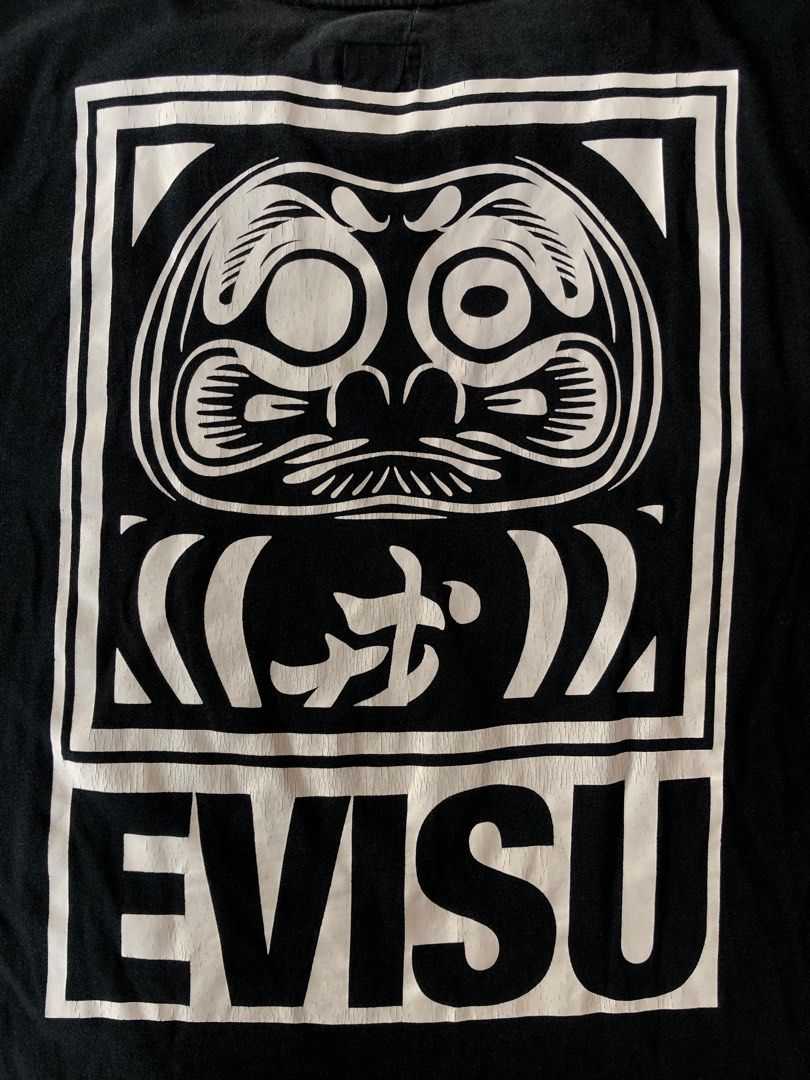 EVISU Custom Made (thrifted), Men's Fashion, Tops & Sets, Tshirts ...