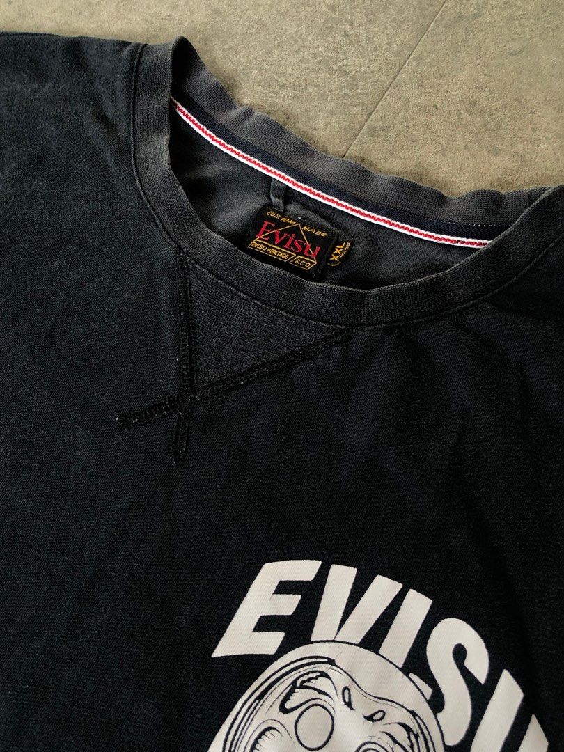 EVISU Custom Made (thrifted), Men's Fashion, Tops & Sets, Tshirts ...