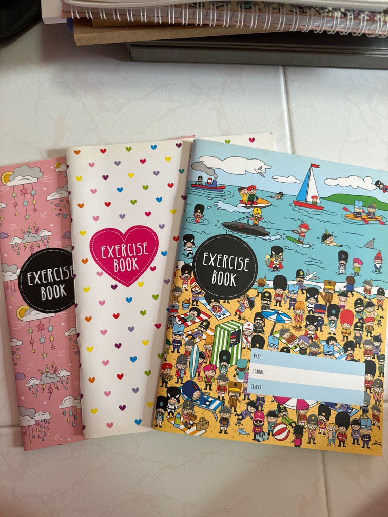 Exercise / Note book, Hobbies & Toys, Stationery & Craft, Stationery ...