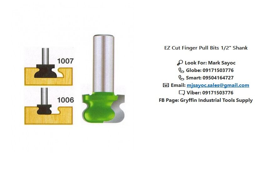 EZ Cut Finger Pull Bits 1/2" Shank, Commercial & Industrial, Industrial ...