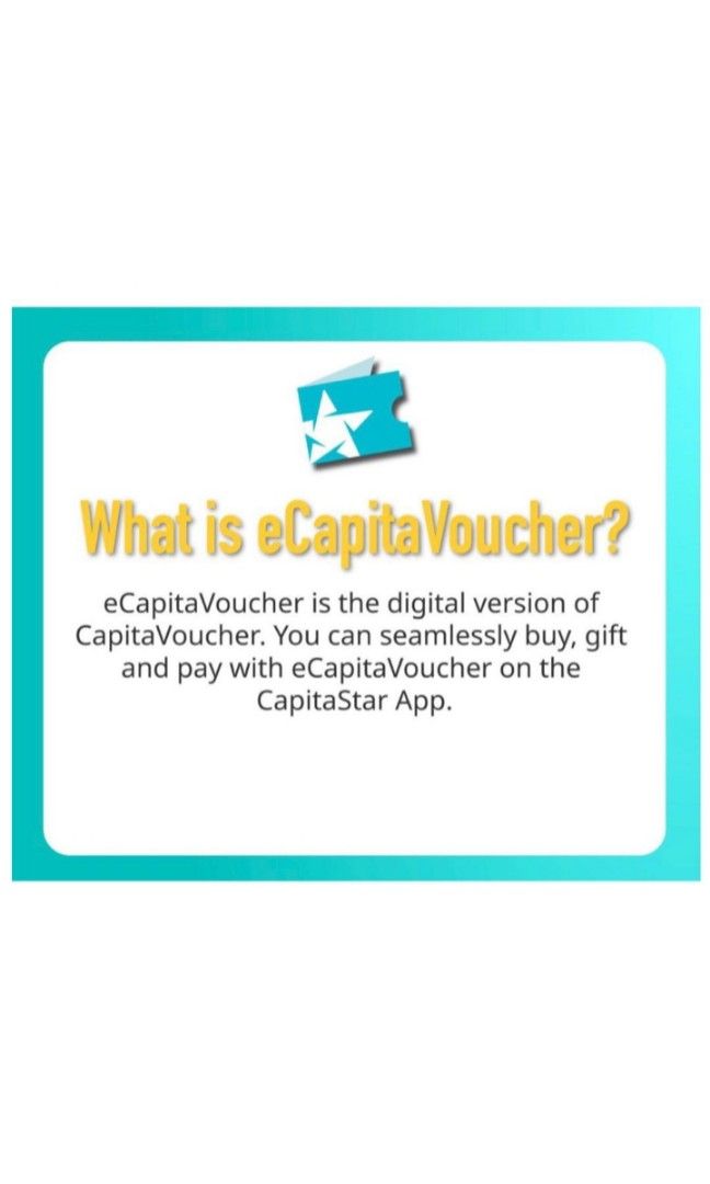 Fast moving $1000 ecapital voucher selling at 6% for $940, Tickets ...