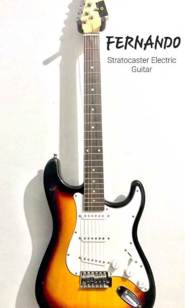 Fernando Stratocaster Electric Guitar, Hobbies & Toys, Music & Media ...