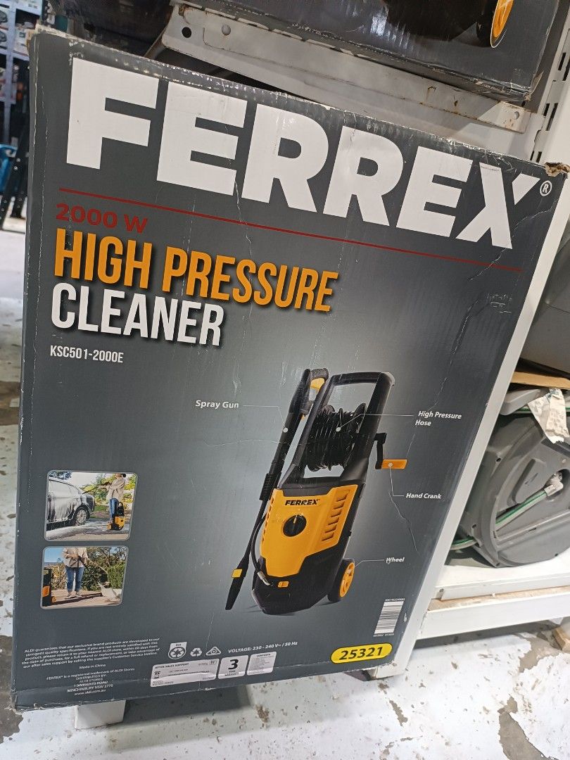 Ferrex High Pressure Cleaner, Furniture & Home Living, Cleaning ...