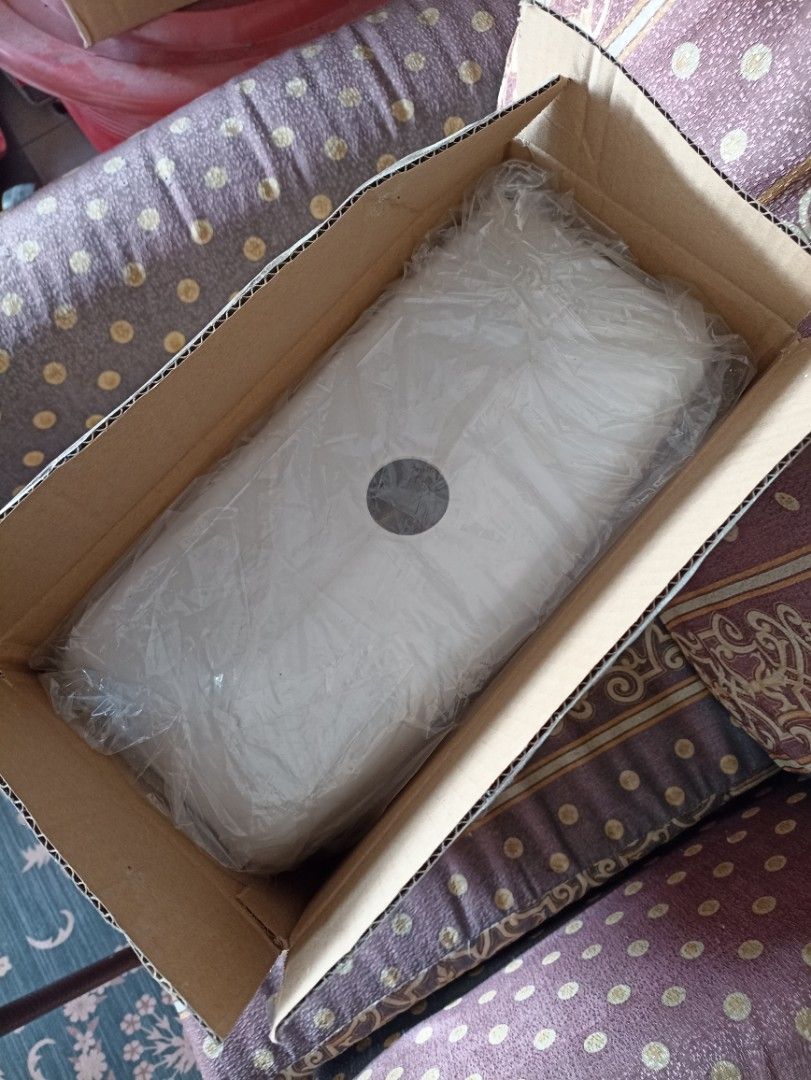 Fish brand toilet pump pam jamban, Furniture & Home Living, Bathroom ...