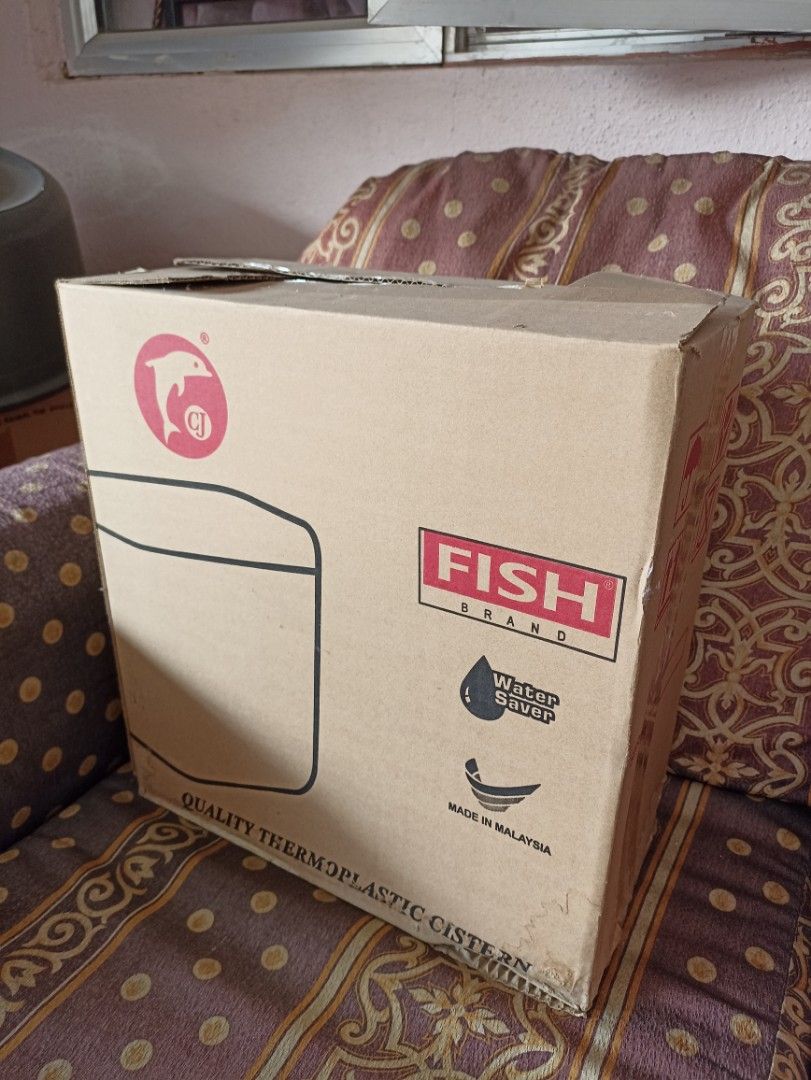 Fish brand toilet pump pam jamban, Furniture & Home Living, Bathroom ...