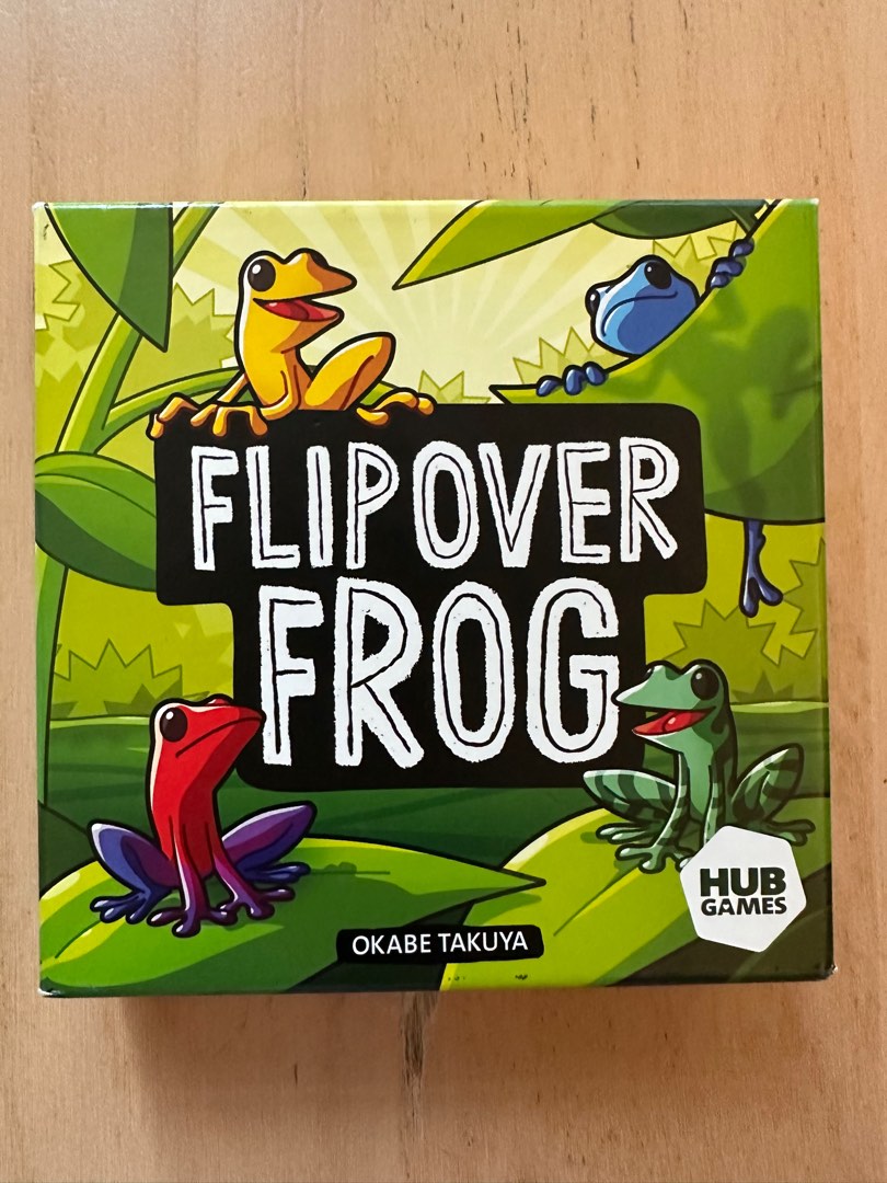 Flipover Frog board game, Hobbies & Toys, Toys & Games on Carousell