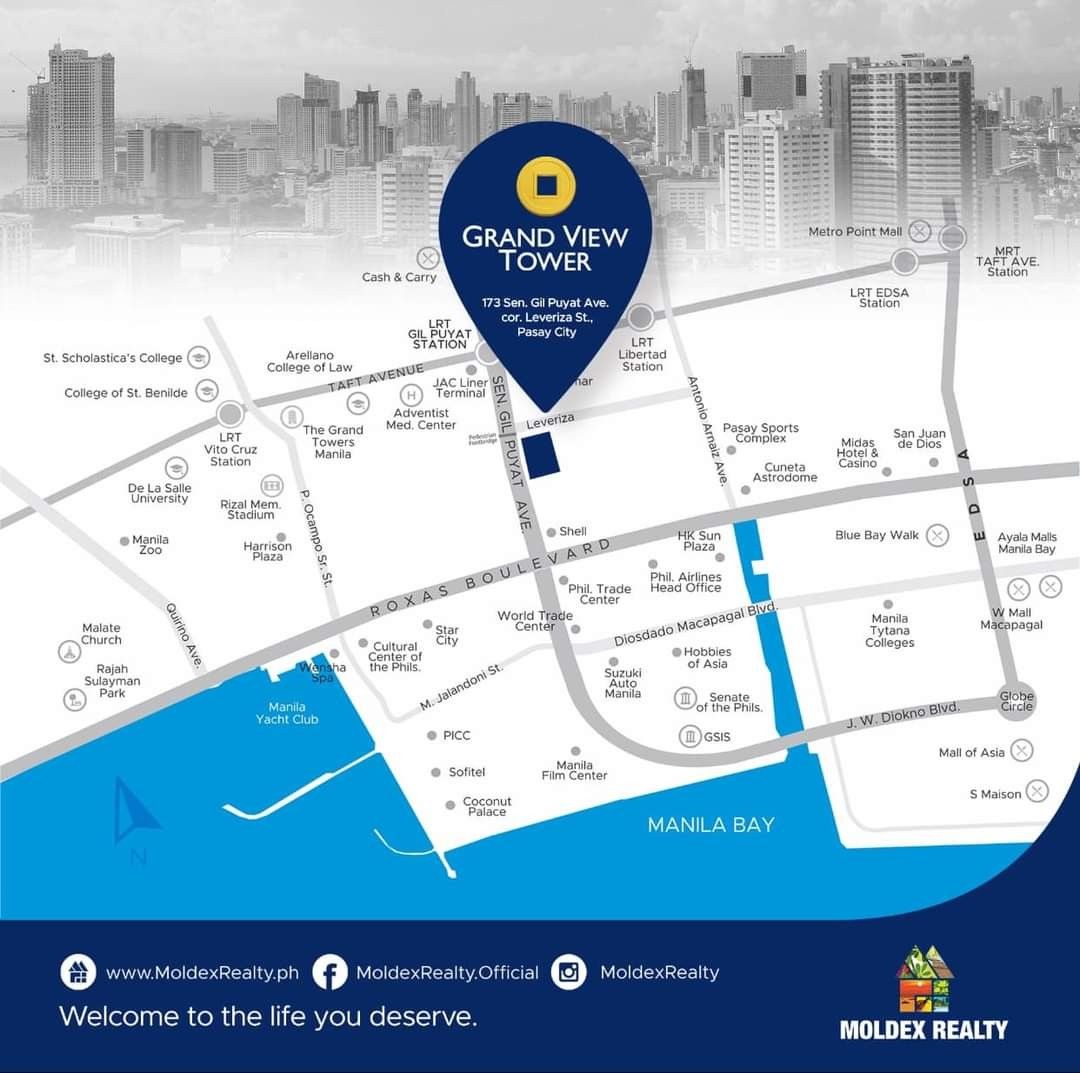 Grand View Tower 2 BR For Sale at Pasay City, Property, For Sale ...