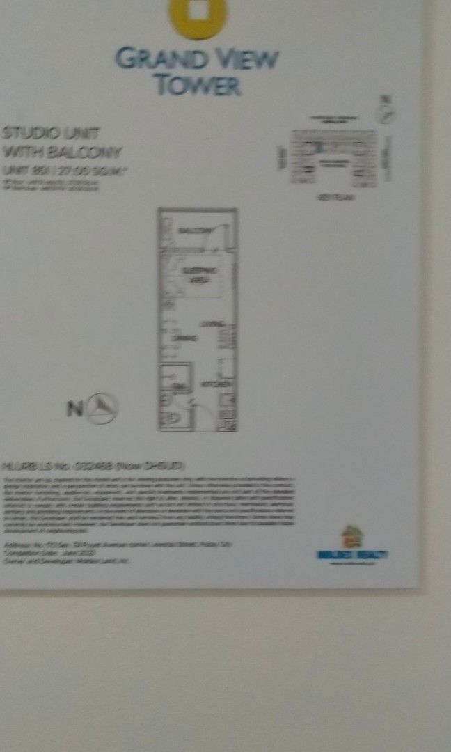 Grand View Tower Studio Unit in Pasay City, Property, For Sale ...