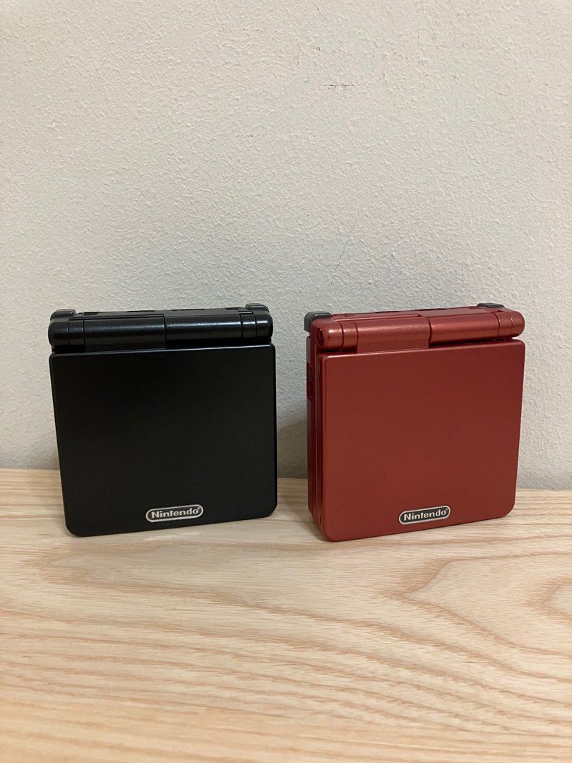 Gameboy Advance GBA SP - AGS-101 Bright Screen Model - Onyx Black ...