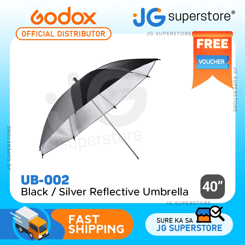 Godox UB-002 33 and 40-Inch Reflector Umbrella for lighting and Studio ...
