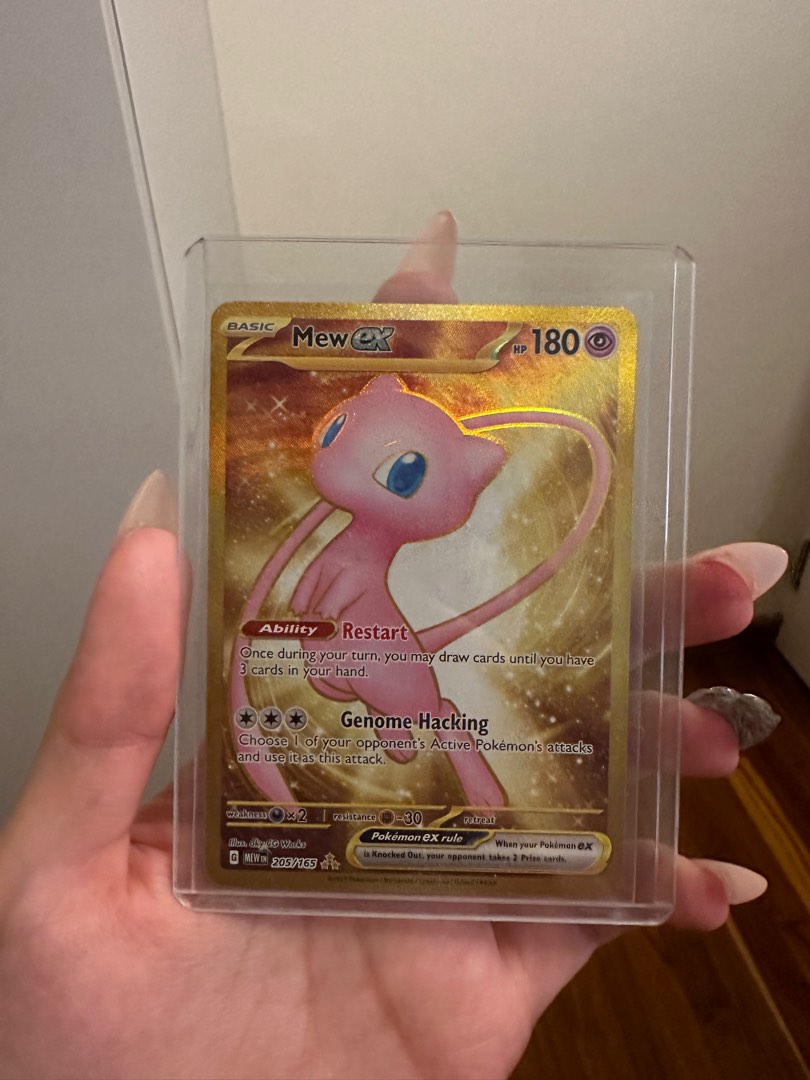 GOLD MEW POKEMON 151 ENGLISH, Hobbies & Toys, Toys & Games on Carousell