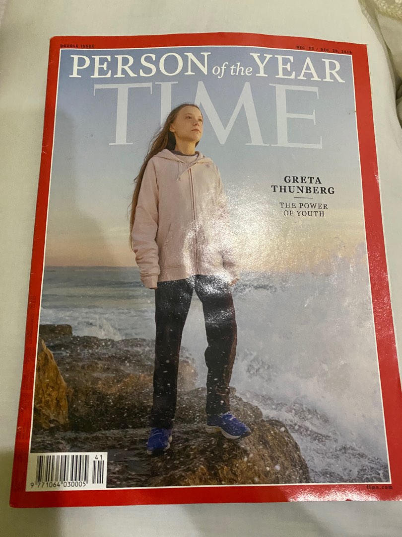 Greta Thunberg Time Magazine December 2019 Issue, Hobbies & Toys, Books ...