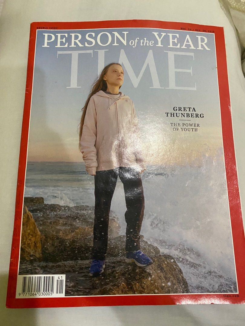 Greta Thunberg Time Magazine December 2019 Issue, Hobbies & Toys, Books ...