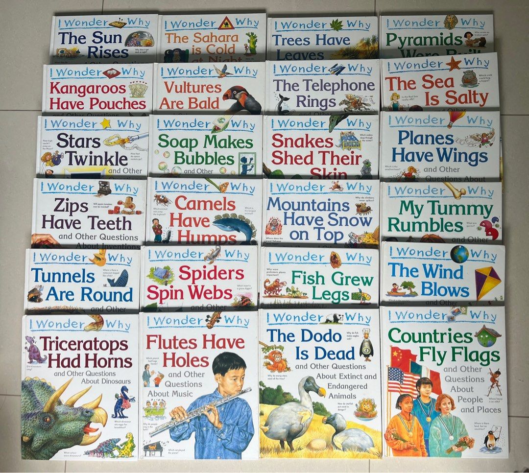 Grolier I Wonder why books, Hobbies & Toys, Books & Magazines, Children ...
