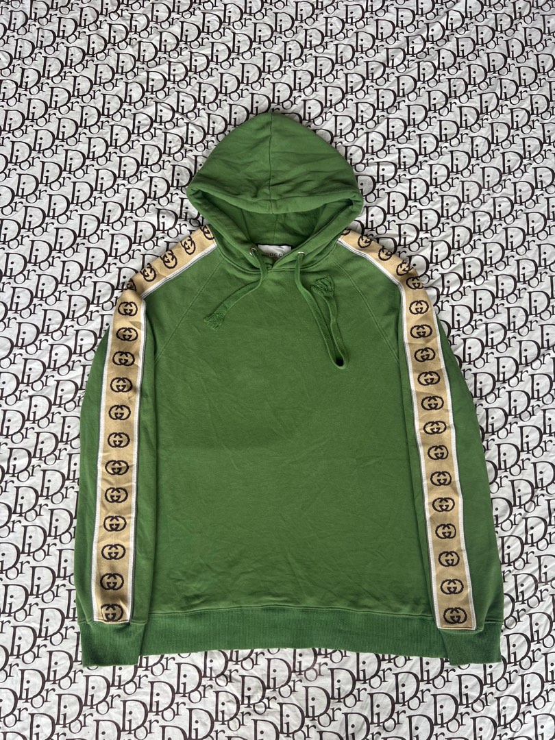 Gucci Reflective Monogram Hoodie, Luxury, Apparel on Carousell