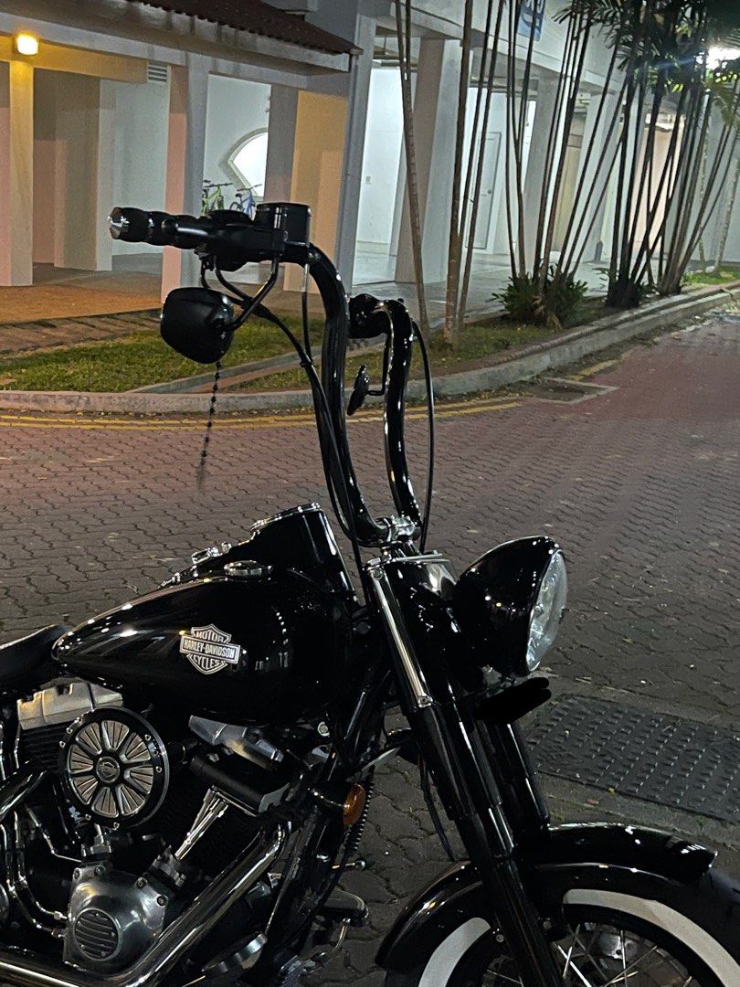 Harley Davidson Gangster Ape Handlebars, Motorcycles, Motorcycle ...