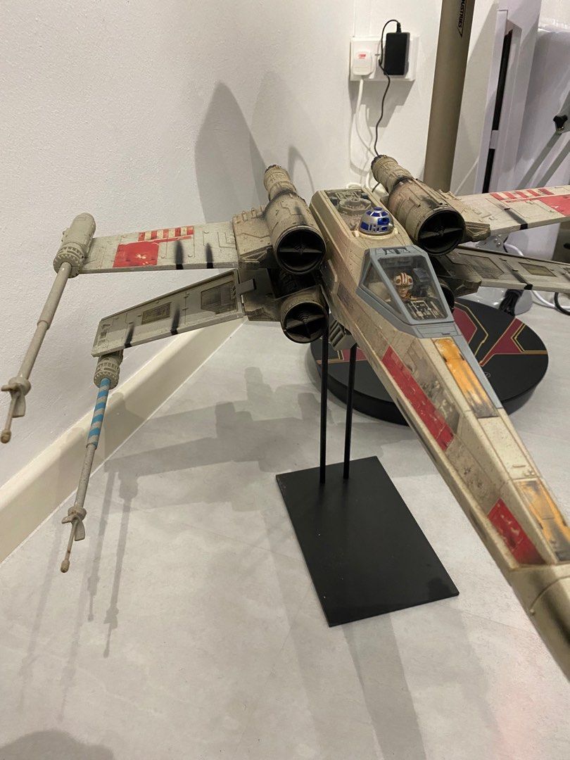 Hasbro Star Wars potf x-wing with custom metal stand, Hobbies & Toys ...