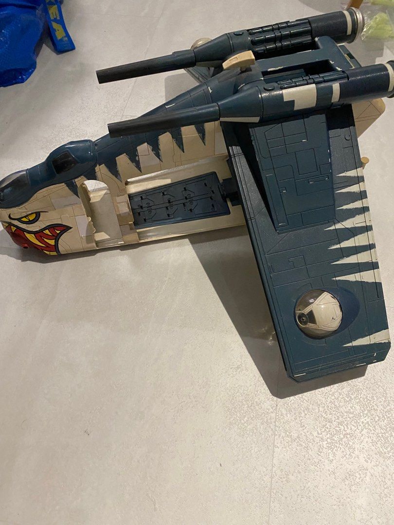 Hasbro Star Wars shark mouth arc trooper gunship on Carousell