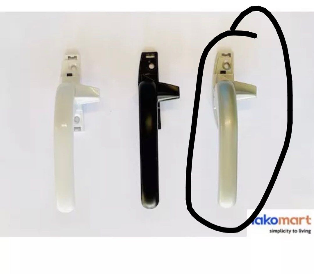 Hdb BTO window handle lever, Furniture & Home Living, Security & Locks ...