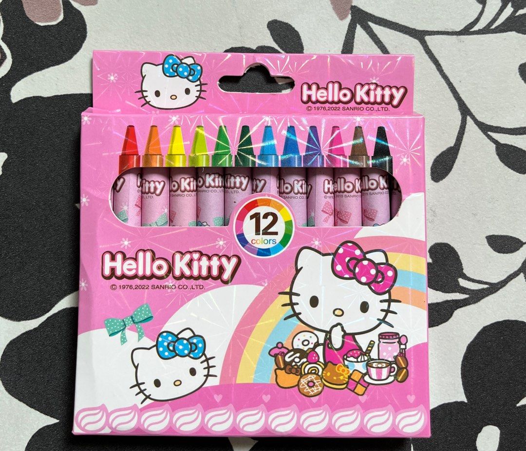 sanrio hello kitty crayons, Hobbies & Toys, Stationery & Craft, Craft ...