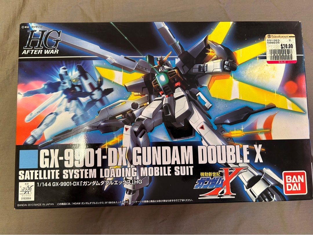 Unbuilt HG Gundam Double X with built Gundam X, Hobbies & Toys, Toys ...