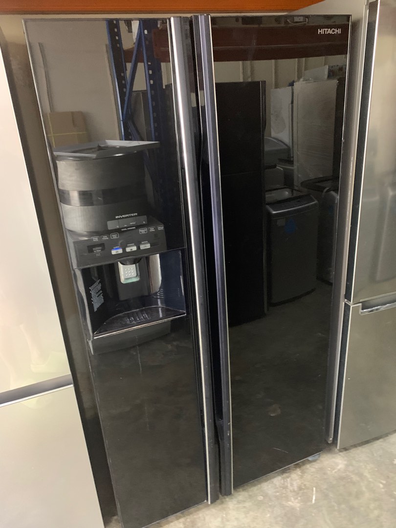 Hitachi 3Ticks Inverter x Dual Fan Cooling Water/Ice Dispenser Side by ...