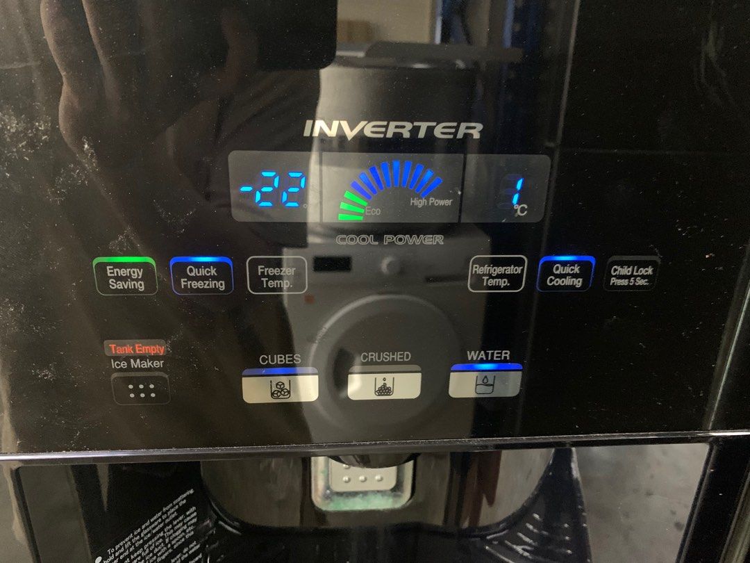 Hitachi 3Ticks Inverter x Dual Fan Cooling Water/Ice Dispenser Side by ...