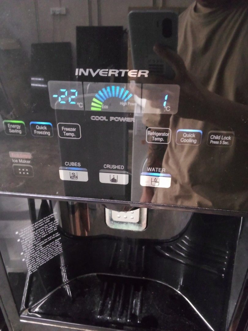 Hitachi 3Ticks Inverter x Dual Fan Cooling Water/Ice Dispenser Side by ...