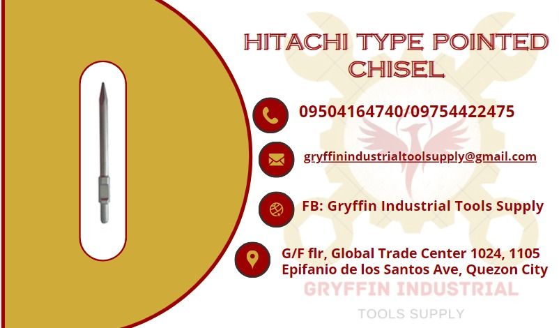 HITACHI TYPE POINTED CHISEL, Commercial & Industrial, Industrial ...