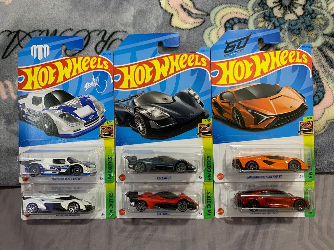 Hot Wheels HW Exotics Mad Mike Drift Attack Lamborghini Sian FKP 37 ...