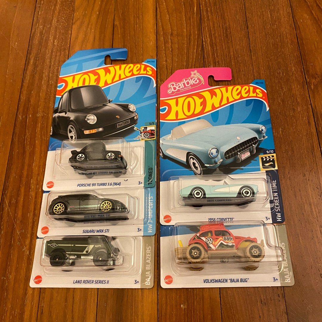 hot wheels porsche lamborghini dmc delorean honda civic type r mazda ...