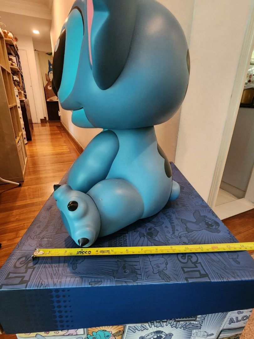 Huge Original Disney Collectable Stitch Coin Bank with Free Soft Toys ...