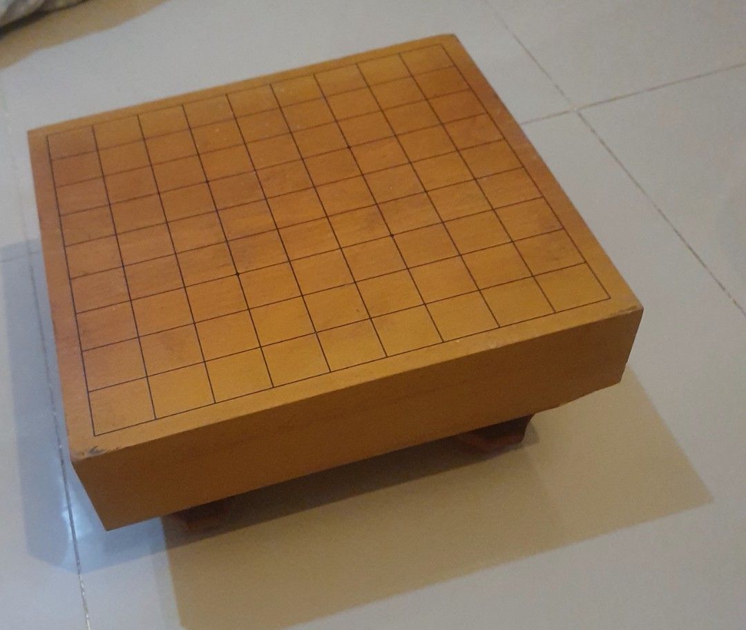 IGO GO Game Board Japanese Board Game Flatform Bonsai Stand Wood Stand ...