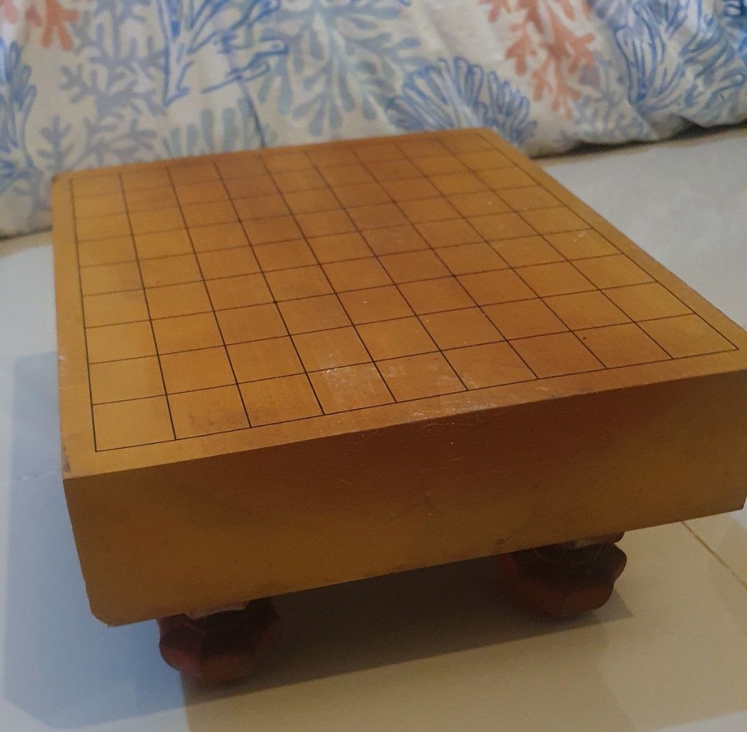 IGO GO Game Board Japanese Board Game Flatform Bonsai Stand Wood Stand ...