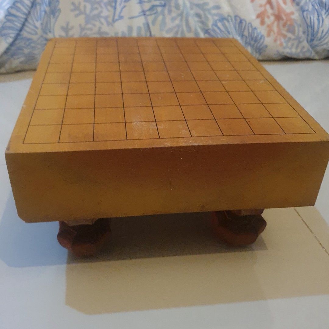 IGO GO Game Board Japanese Board Game Flatform Bonsai Stand Wood Stand ...