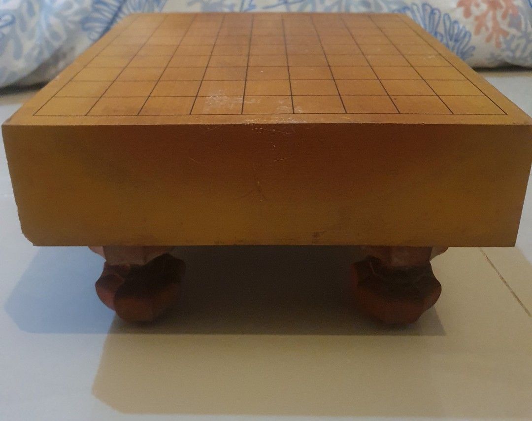 IGO GO Game Board Japanese Board Game Flatform Bonsai Stand Wood Stand ...