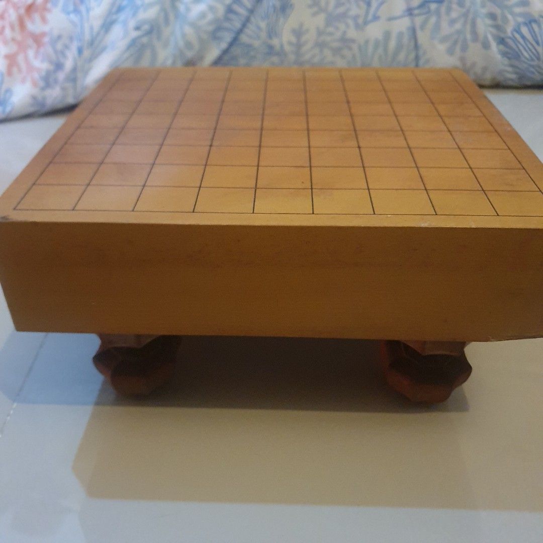 IGO GO Game Board Japanese Board Game Flatform Bonsai Stand Wood Stand ...