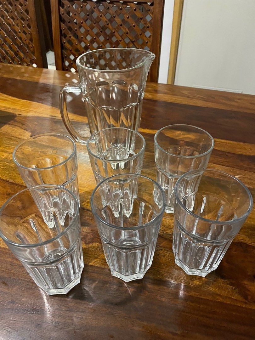 Ikea pitcher & glass set, Furniture & Home Living, Kitchenware ...