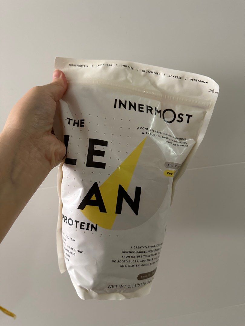 Innermost The Lean whey vanilla protein powder 520g, Health & Nutrition ...