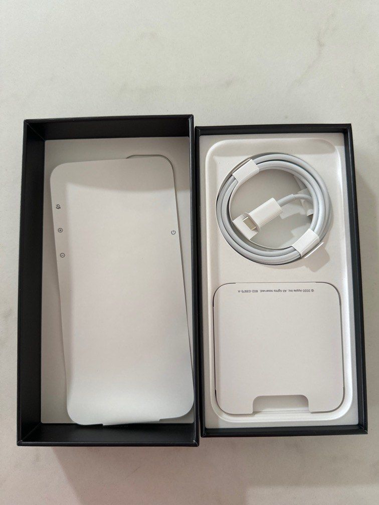 iPhone 12 Pro Box with new wire (no phone), Mobile Phones & Gadgets, Mobile & Gadget Accessories ...
