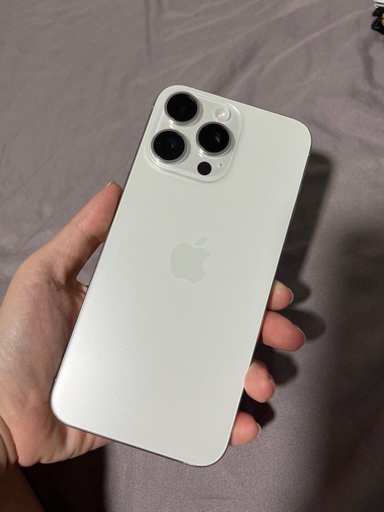 26 Sep iPhone 15 Pro Max white 256, Mobile Phones & Gadgets, Mobile ...