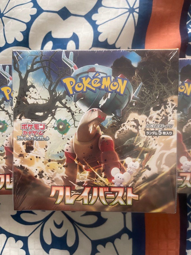 Japanese Pokemon ClayBurst(Sv2D), Hobbies & Toys, Toys & Games on Carousell
